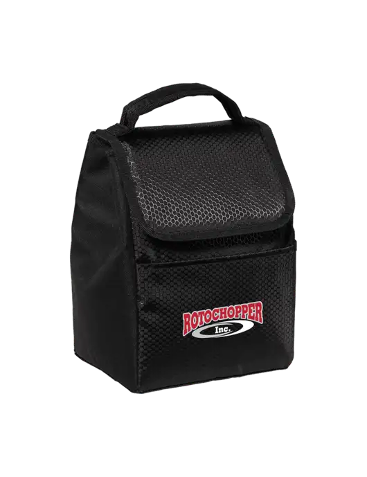 Lunch Bag Black Cooler w/Rotochopper Logo