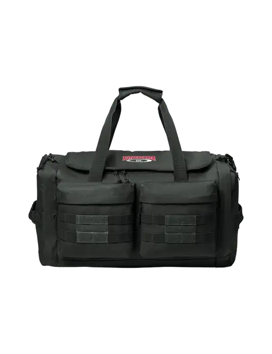 CornerStone Charcoal Grey Tactical Duffel w/Rotochopper Logo